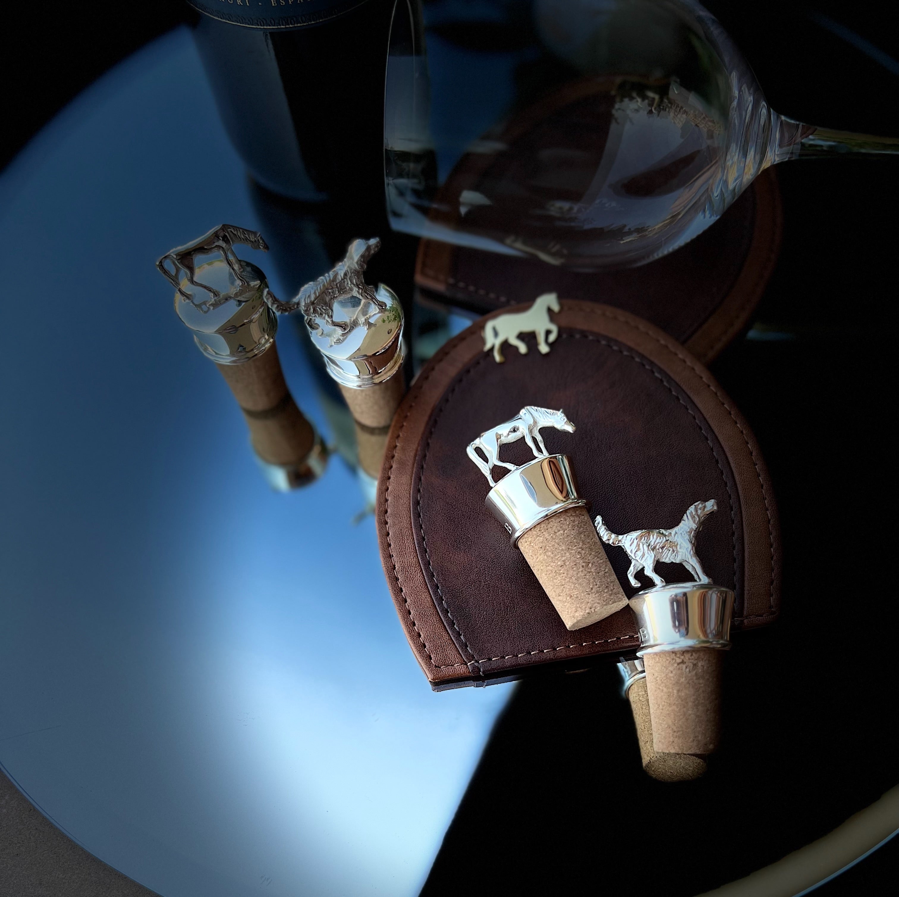Stallion & Retriever Wine Bottle Stopper by House of Badnore