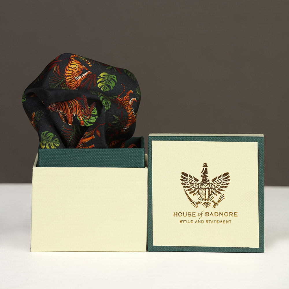 Eye of the Tiger Pocket Square – House of Badnore
